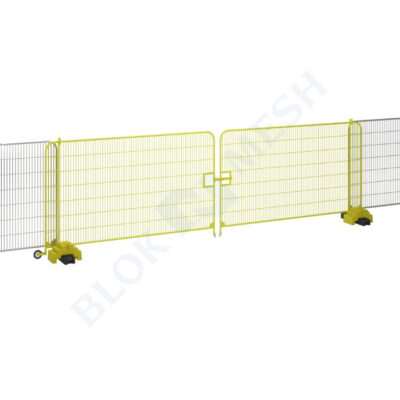 7m Temporary Fencing Sliding Vehicle Gate | Blok ‘N’ Mesh