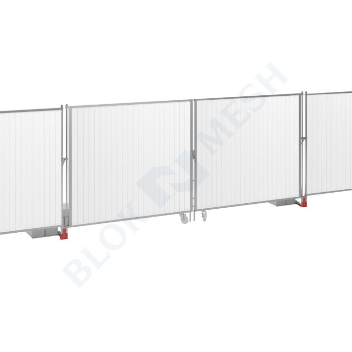 Go-Hoard™ PVC In-Ground Hoarding System - 2.4m | Blok ‘N’ Mesh