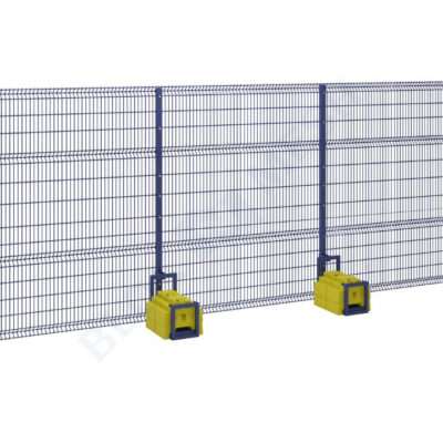 Defender V Mesh Temporary Fencing with BraceBlok™ - 3m | Blok ‘N’ Mesh