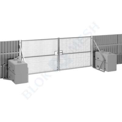 Safe Hoard™ Steel Full Mesh Vehicle Gate - 2.4m | Blok ‘N’ Mesh
