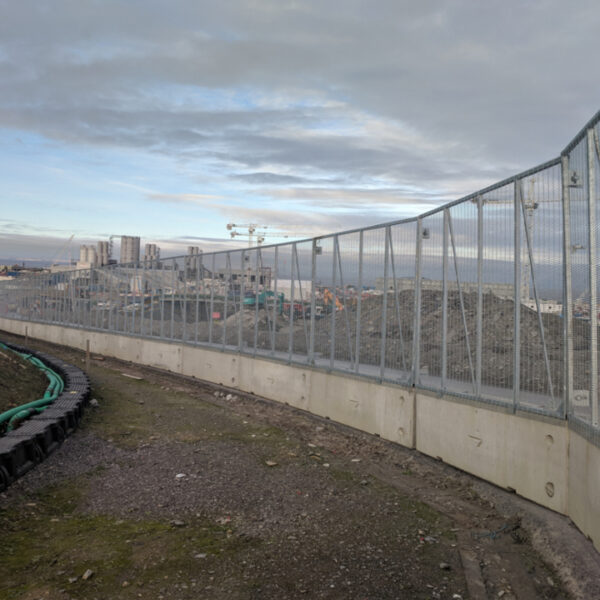 POLMIL® Modular TVCB Security Fence - 2.4m | Blok ‘N’ Mesh