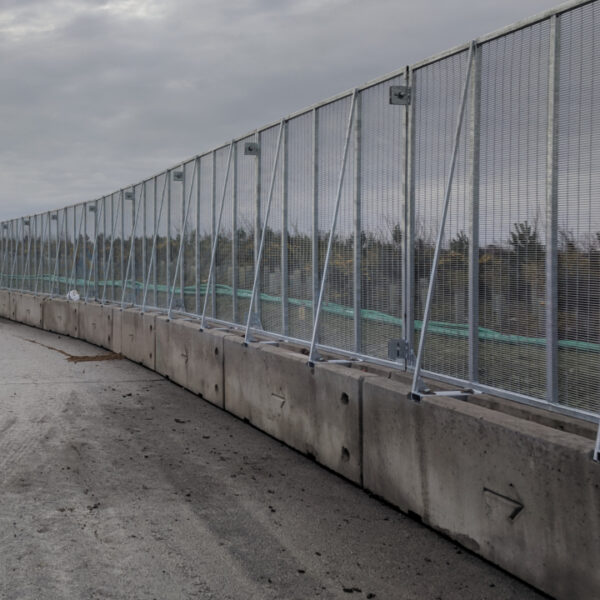 POLMIL® Modular TVCB Security Fence - 2.4m | Blok ‘N’ Mesh