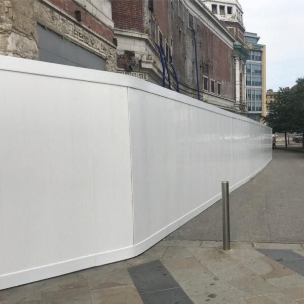 Go-Hoard™ PVC On-Ground Hoarding System - 2.4m | Blok ‘N’ Mesh