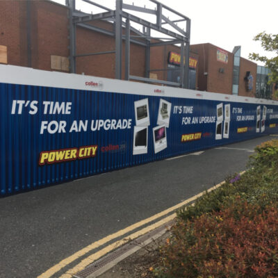 Go-Hoard™ PVC On-Ground Hoarding System - 2.4m | Blok ‘N’ Mesh