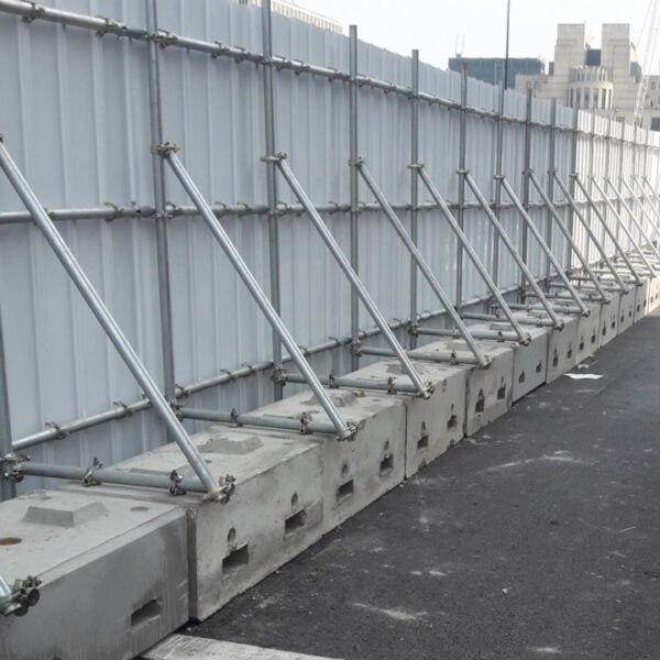 Go-Hoard™ PVC On-Ground Hoarding System - 2.4m | Blok ‘N’ Mesh