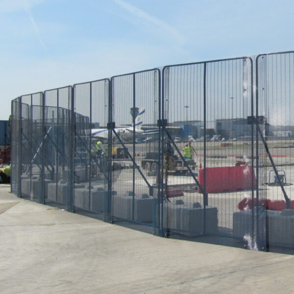 POLMIL® Base Level Security Fence with SafeBlok™ - 3m | Blok ‘N’ Mesh