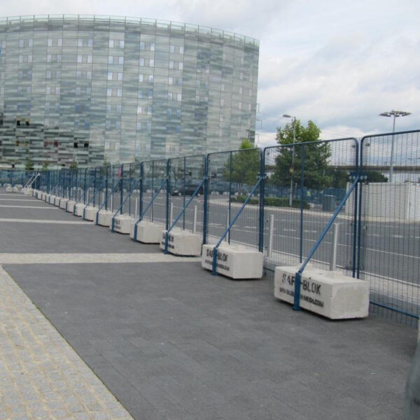 POLMIL® Base Level Security Fence with SafeBlok™ - 2.4m | Blok ‘N’ Mesh