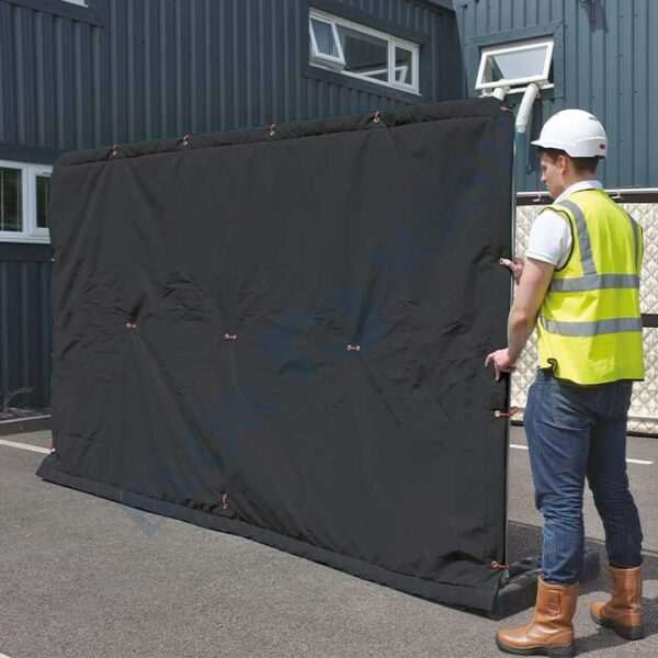 Acoustic Shield™ Temporary Fencing Noise Barriers | Blok 'N' Mesh
