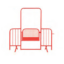 Walkthrough Crossing Point Crowd Barrier with Gate - Fixed Leg | Blok ...