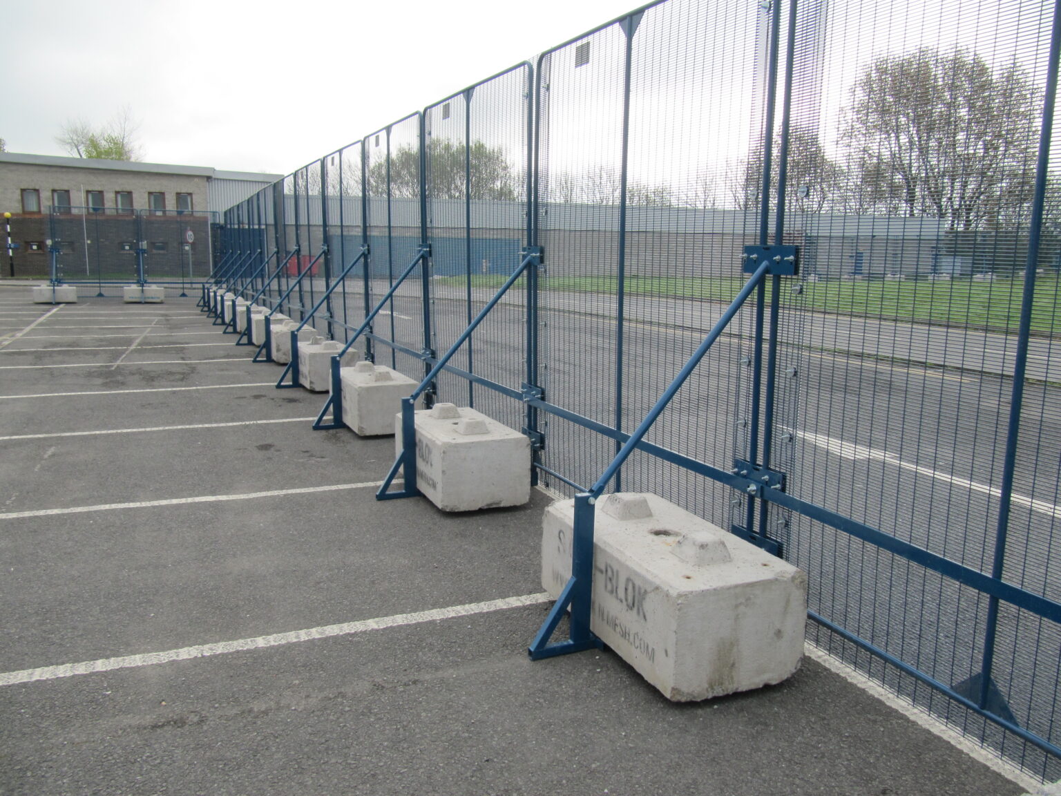 POLMIL® HVM PAS68 Security Fence - 2.4m | Blok ‘N’ Mesh